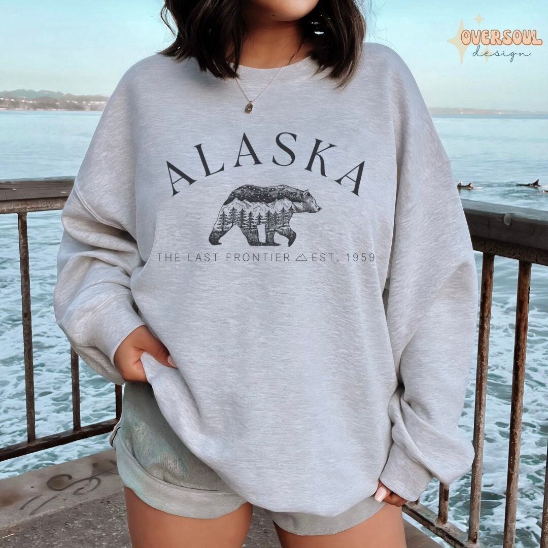 Alaska Sweatshirt Alaska Gift Alaskan Cruise Sweatshirt Alaska Cruise ...