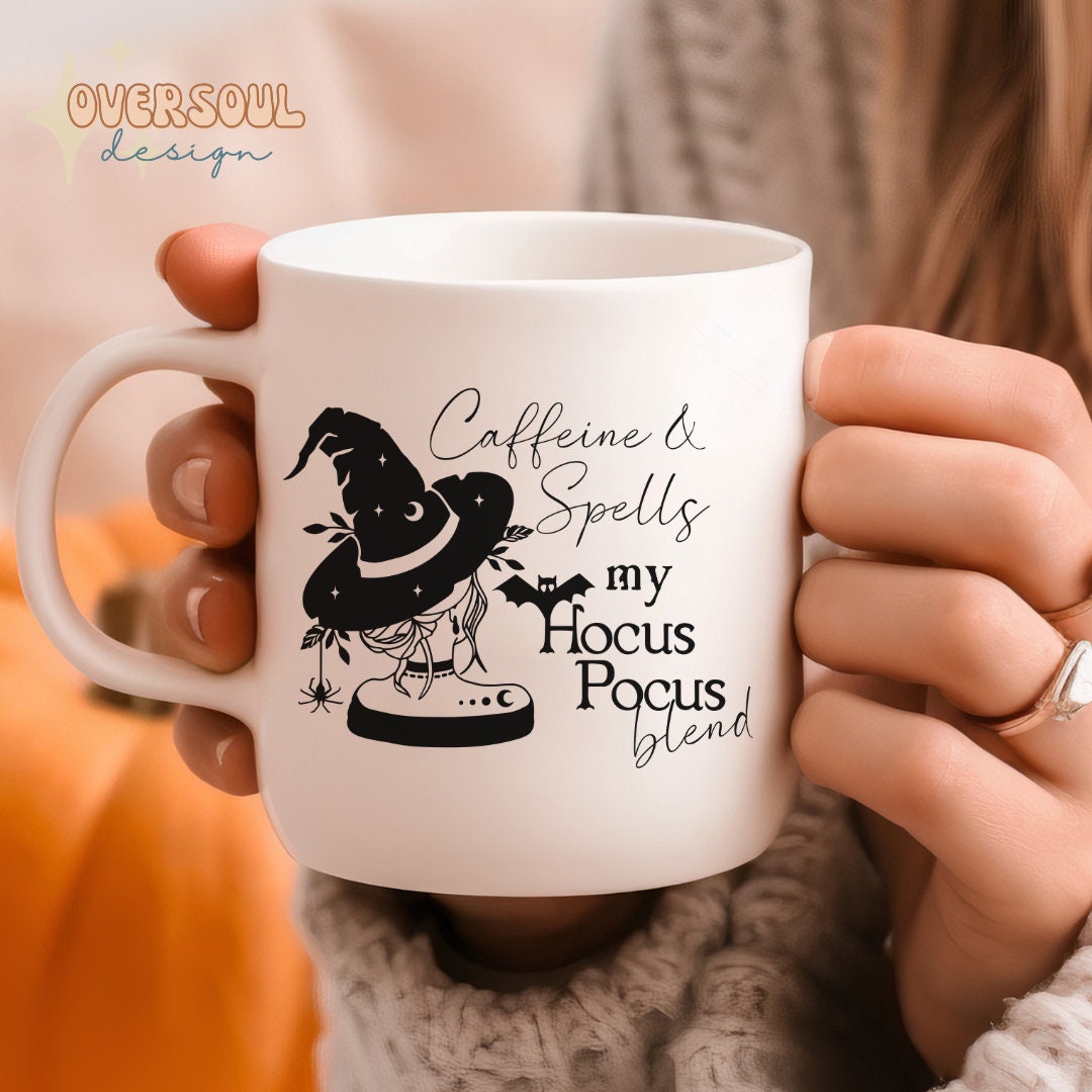 Witches Brew Mug, Hocus Pocus Mug, Goth Mug, Witchy Coffee Mug, Pumpkin ...