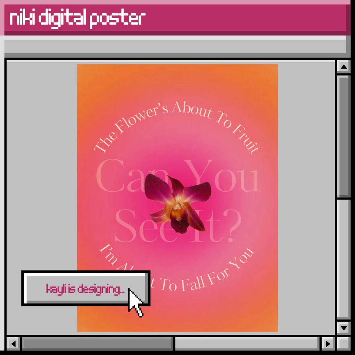 Niki Poster, Buzz Lyric Wall Decor | Instant Printable Digital Download ...