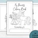 Digital Princess Coloring Book for Kids | Printable Princess Coloring ...