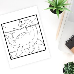 Digital Dinosaur Coloring Book for Kids | Printable Dinosaur Coloring ...