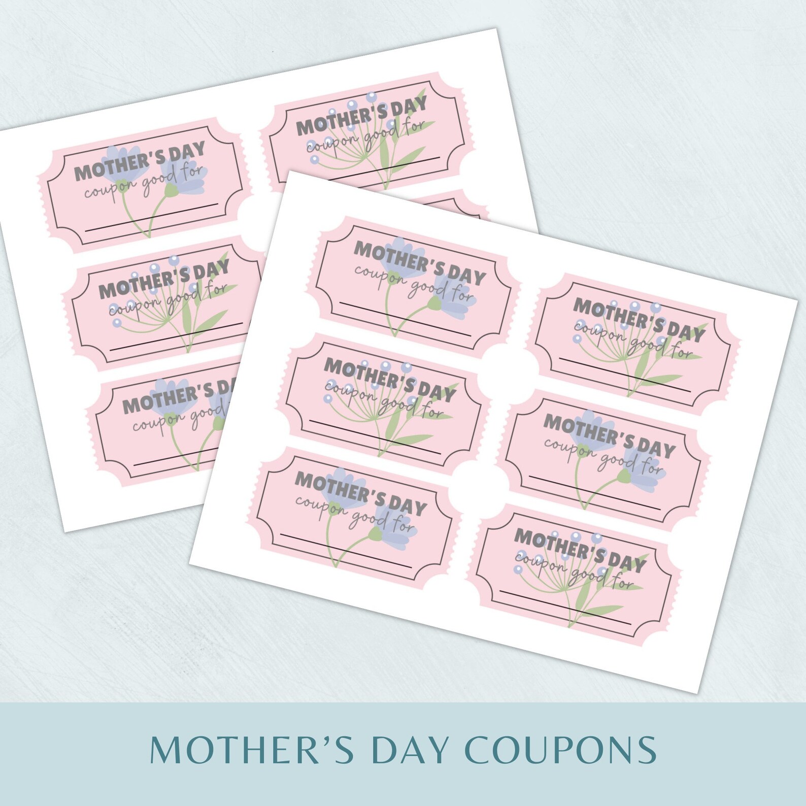 Printable Mother's Day Coupons From Kids | Printable Gifts for Mom ...