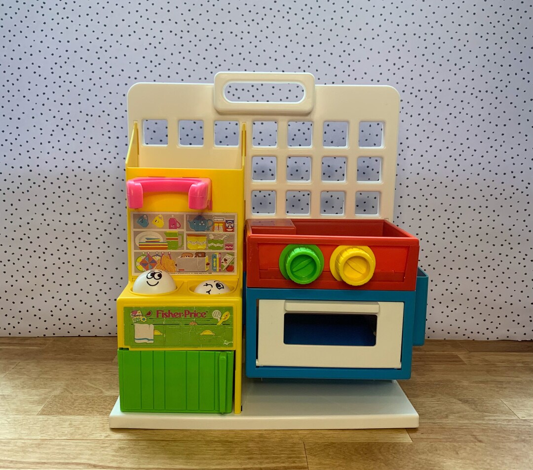 Vintage Fisher Price 1986 Toddler Kitchen 1008 Pretend Play Kitchen - Etsy