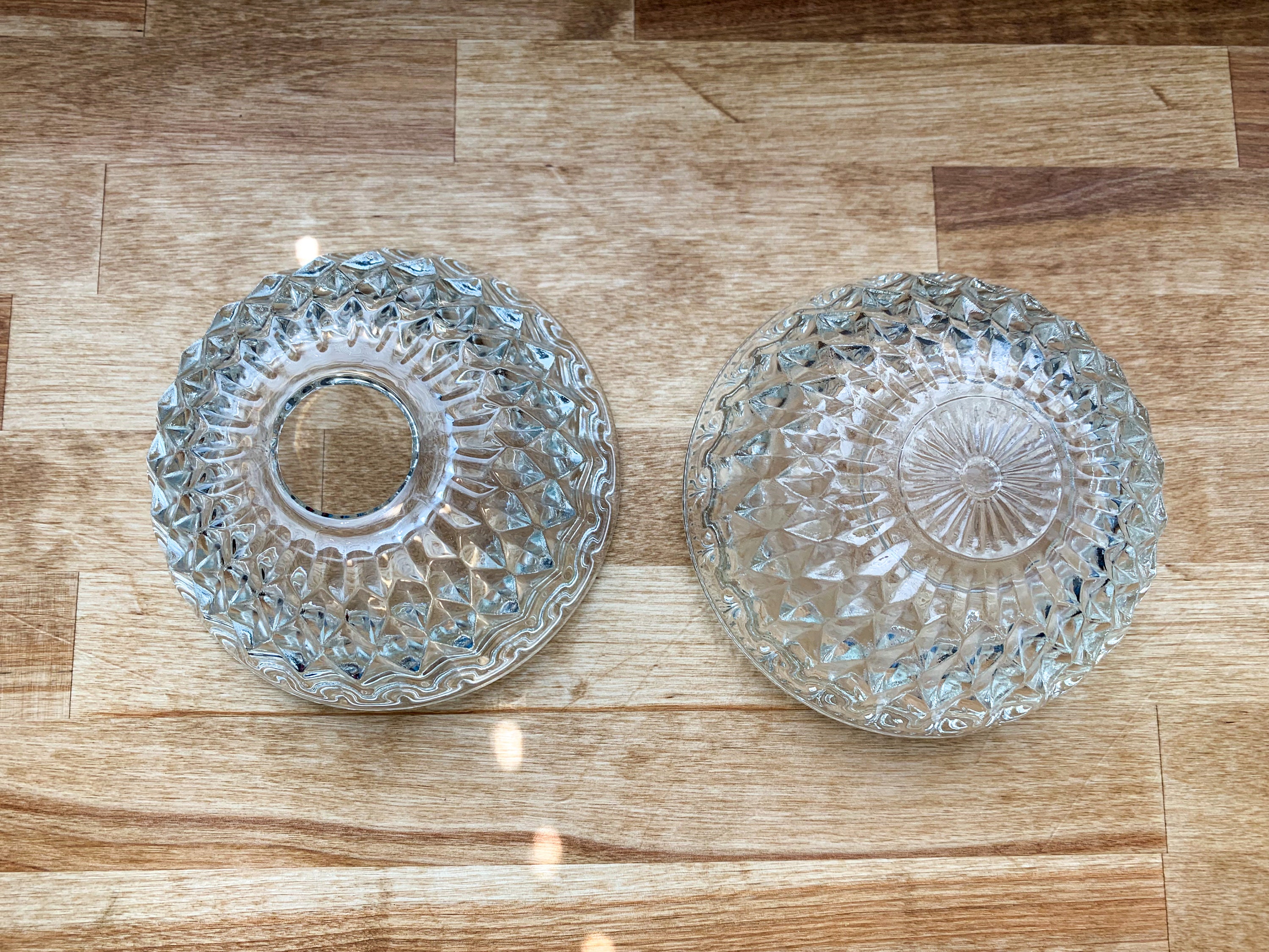 Vintage Glass/crystal Hair Receiver - Etsy