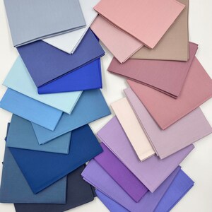 Pure Solids 22 Fat Quarters Bundle Fabric Art Gallery Crystallizing Edition 100% Premium Cotton ...