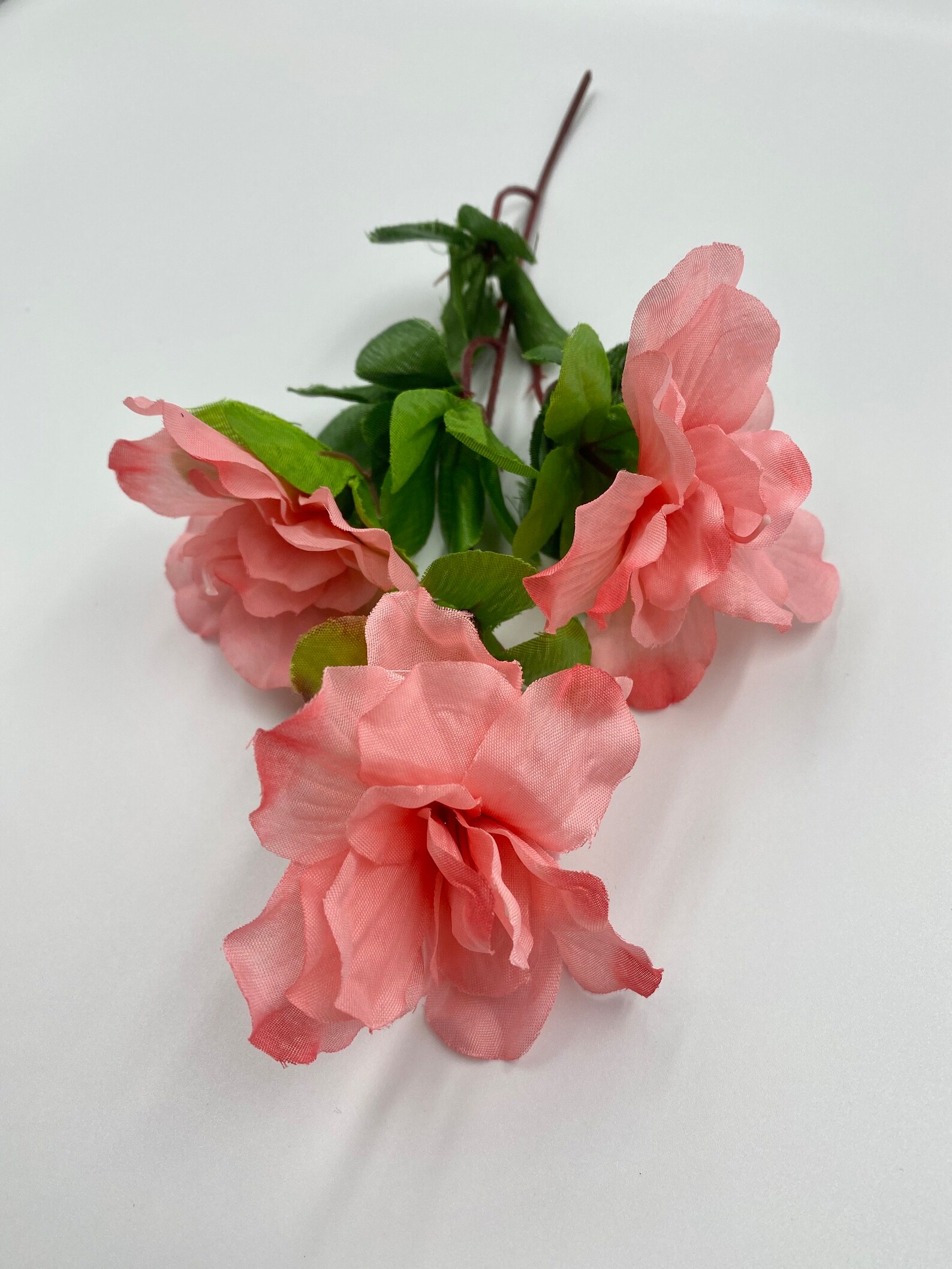 Faux Azalea Stem for Bridal Bouquet Bride Flower Valentine Azalea Gift ...