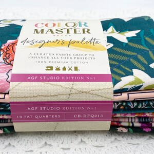 AGF Studio Edition Color Master Designer's Palette 10 Fat Quarter ...