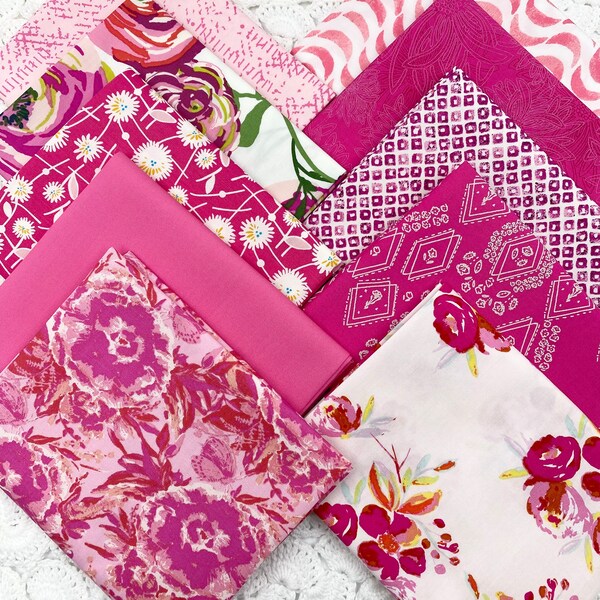 Fat Quarters Pink - Etsy
