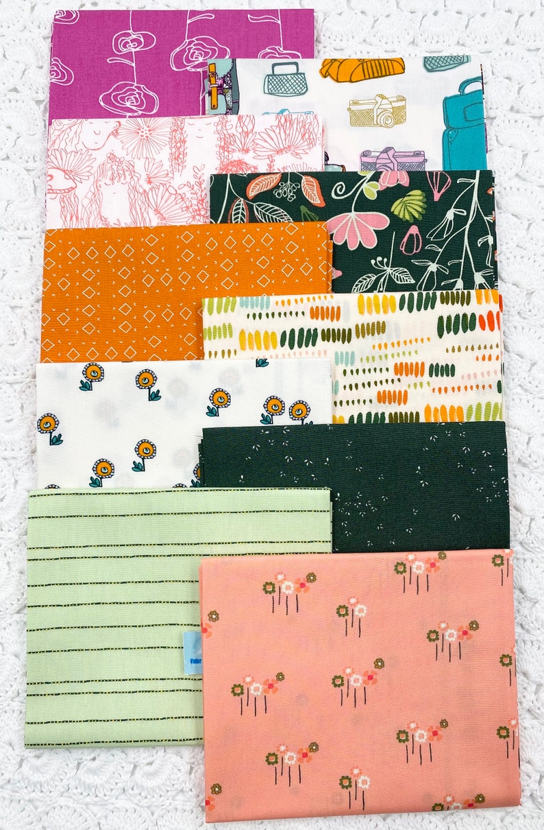 Alexandra Bordallo Color Master Designer's Palette 10 Fat Quarter Bundle Fabric Art Gallery 100% ...