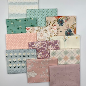 12 Fat Quarters Bundle Fabric Art Gallery Egg Hunt Edition 100% Premium ...