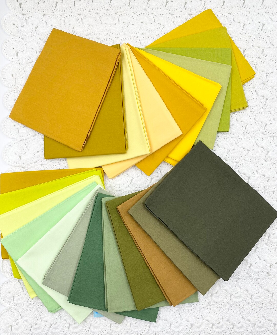 Pure Solids 22 Fat Quarters Bundle Fabric Art Gallery Sprouting Edition 100% Premium Cotton ...