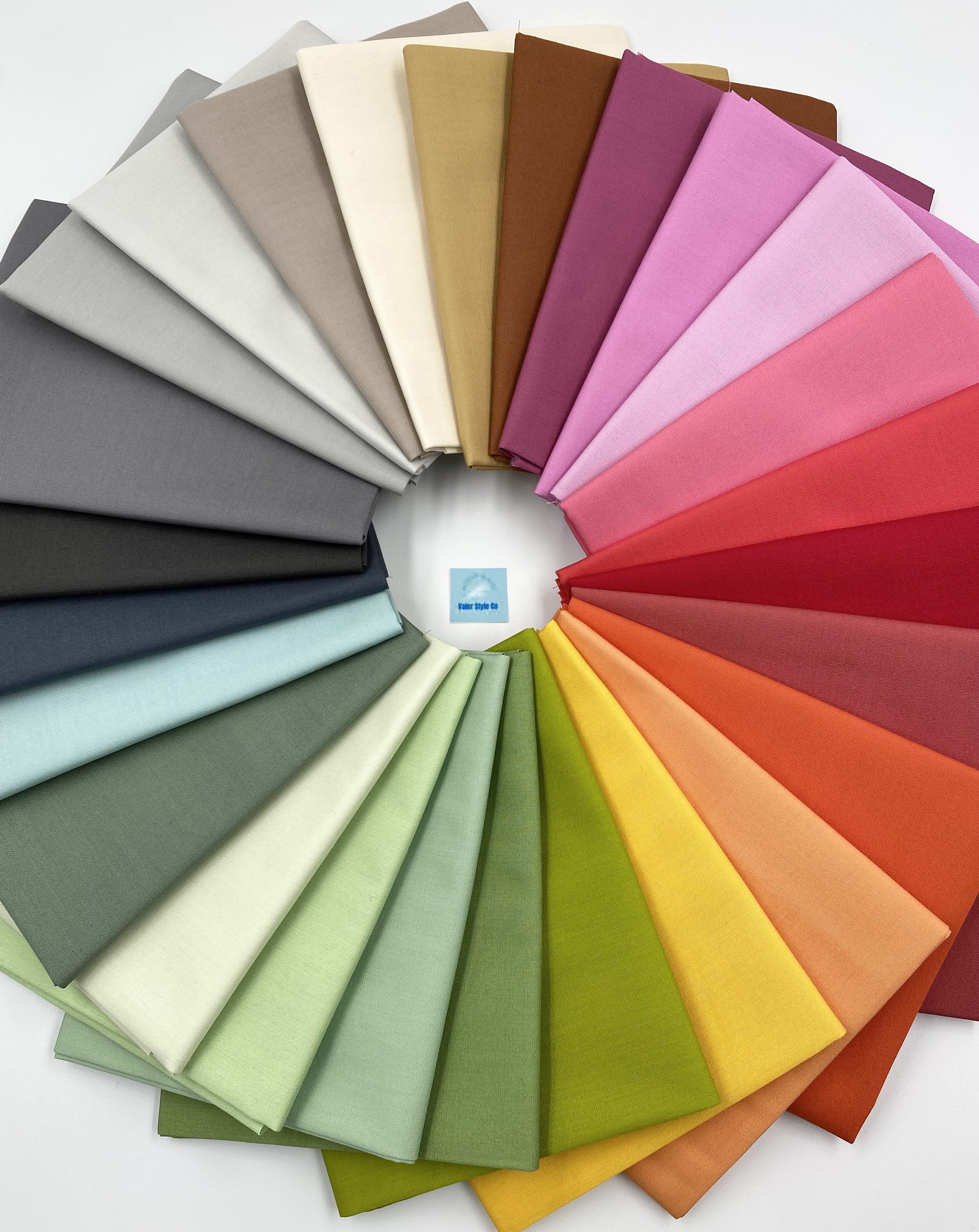 Pure Solids 27 Fat Quarters Bundle Fabric Art Gallery Gathering Edition ...