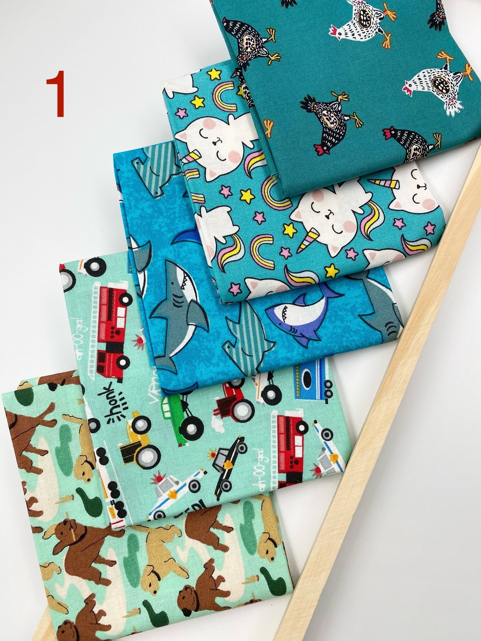 Animal Themed Fat Quarters Bundle Variety 100% Premium Cotton Fabric ...