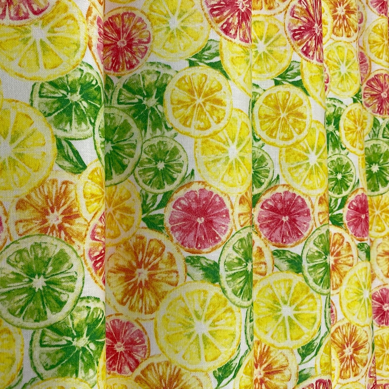 Lemon Lime Fabric - Etsy