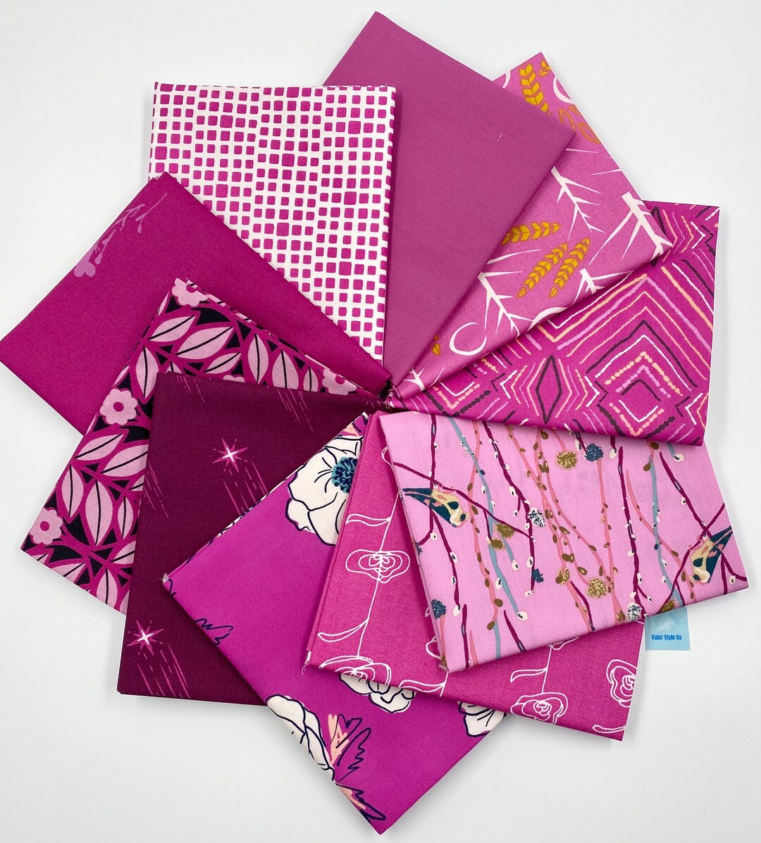 Color Master 10 Fat Quarters Bundle Fabric Art Gallery Vibrant Violet ...