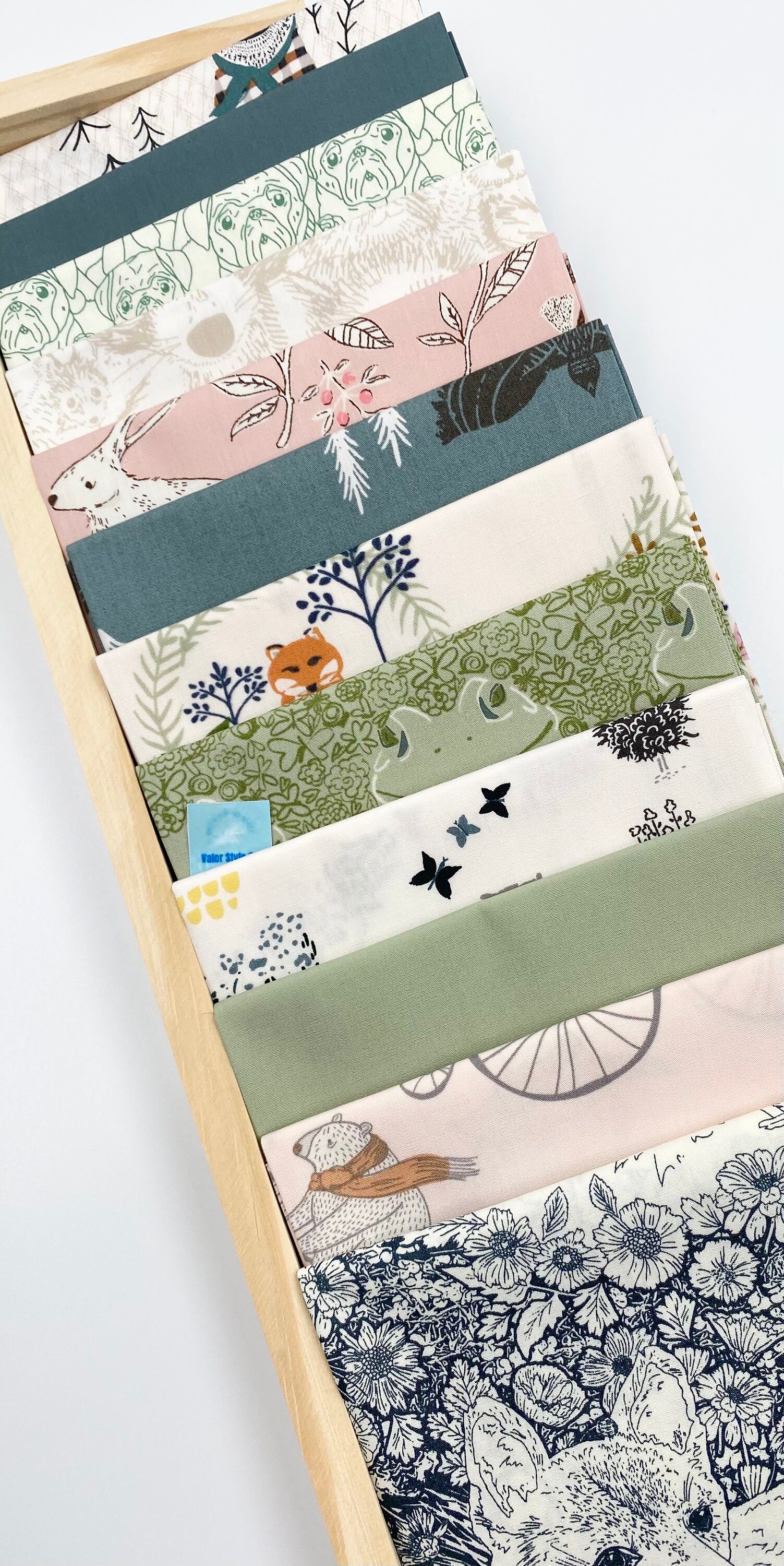 Bundle up 12 Fat Quarters Bundle Fabric Art Gallery Animalia Edition ...