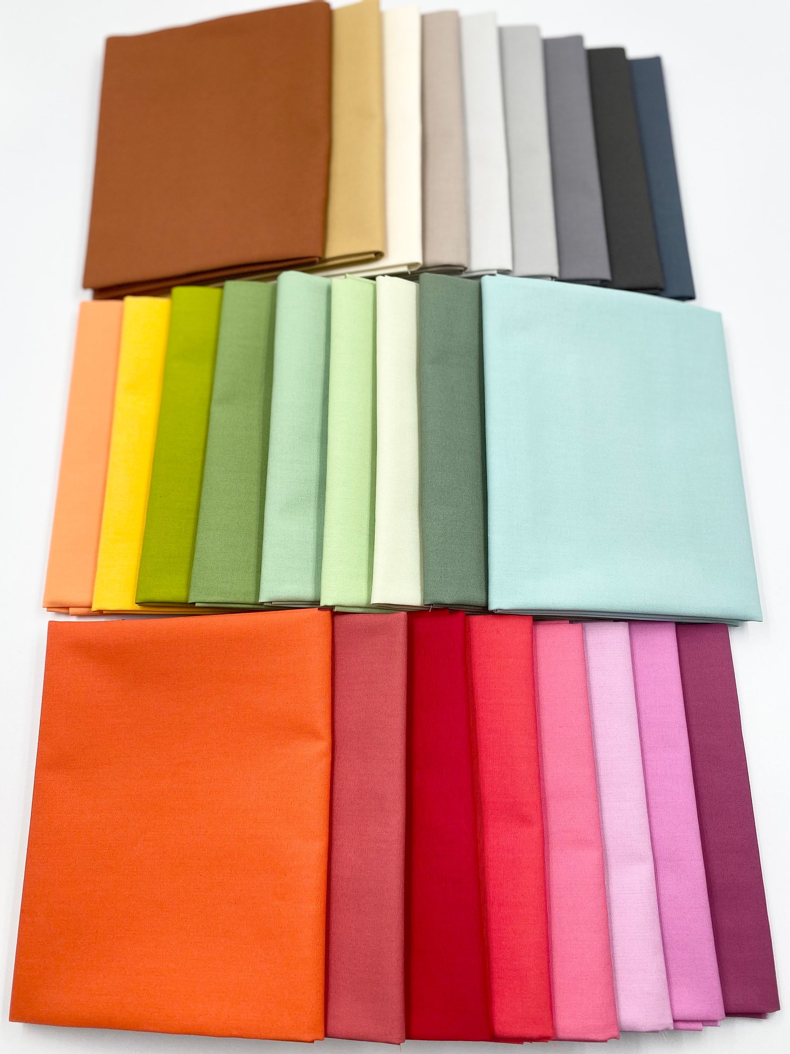 Pure Solids 27 Fat Quarters Bundle Fabric Art Gallery Gathering Edition ...