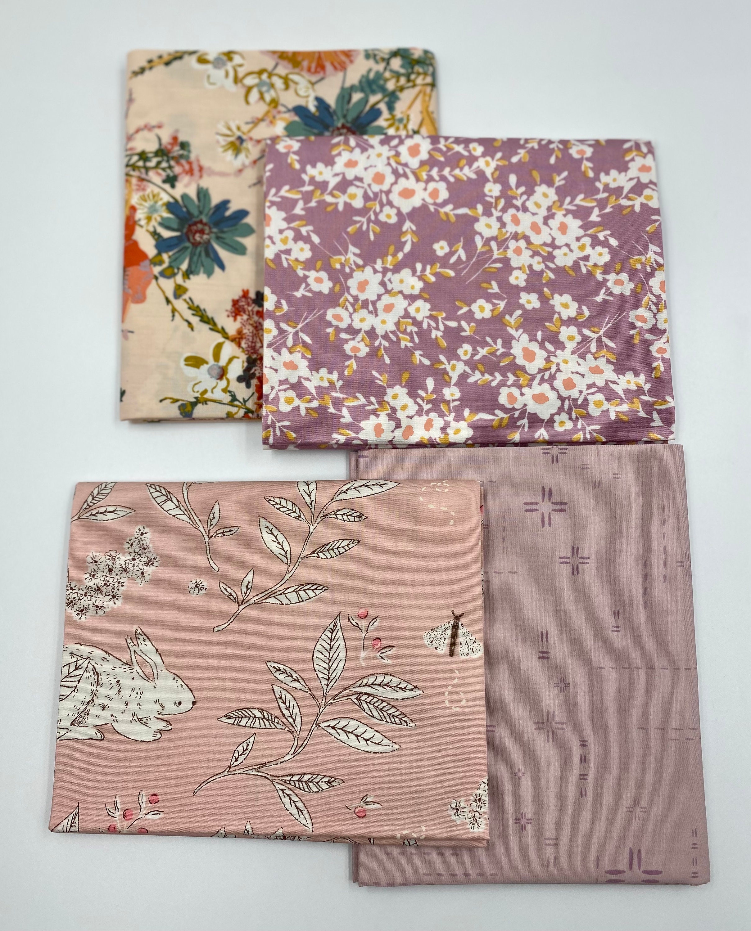 12 Fat Quarters Bundle Fabric Art Gallery Egg Hunt Edition 100% Premium ...