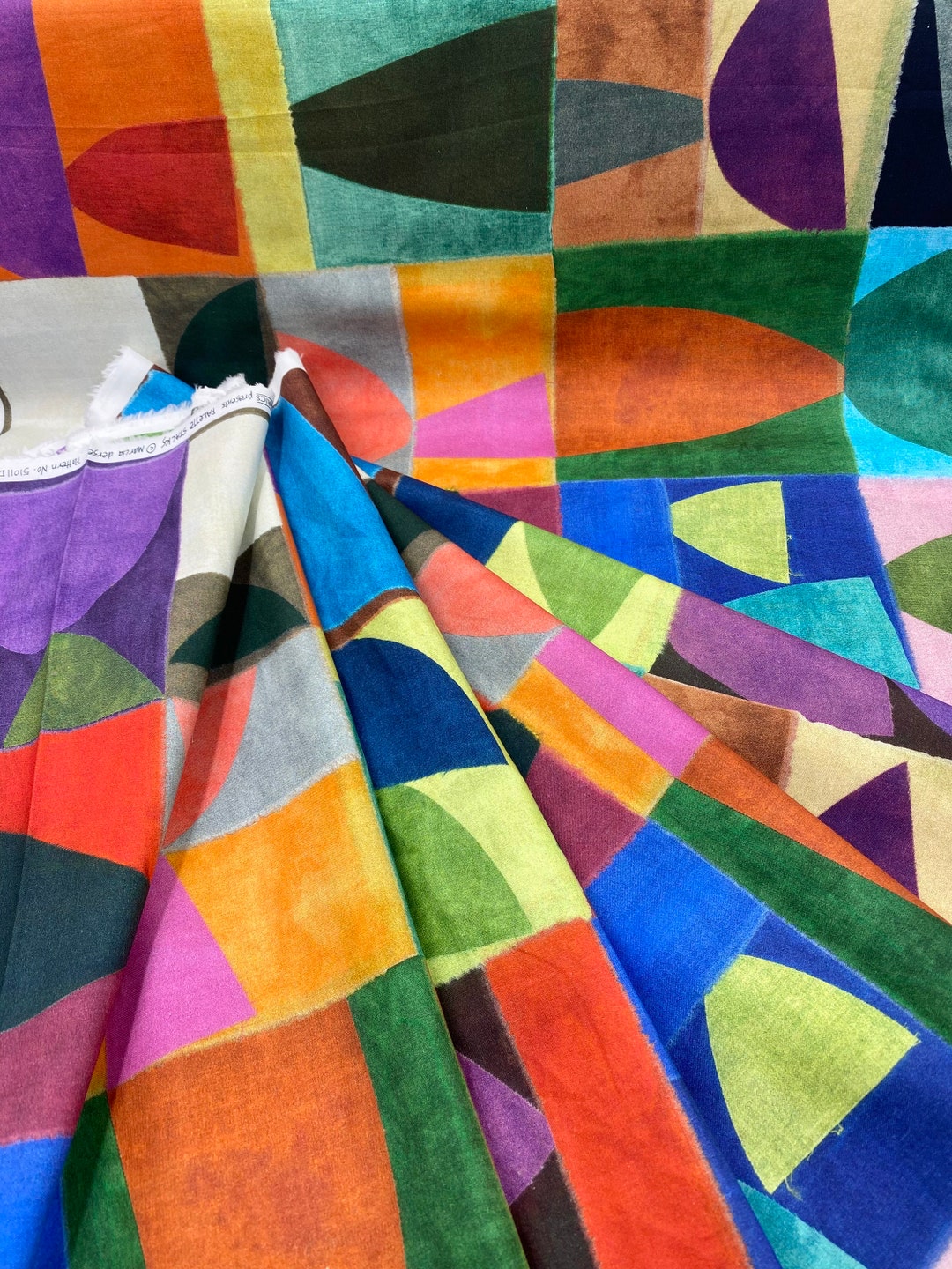 Windham Fabrics Multi Color Geometric Cotton Fabric 100 Percent Cotton ...