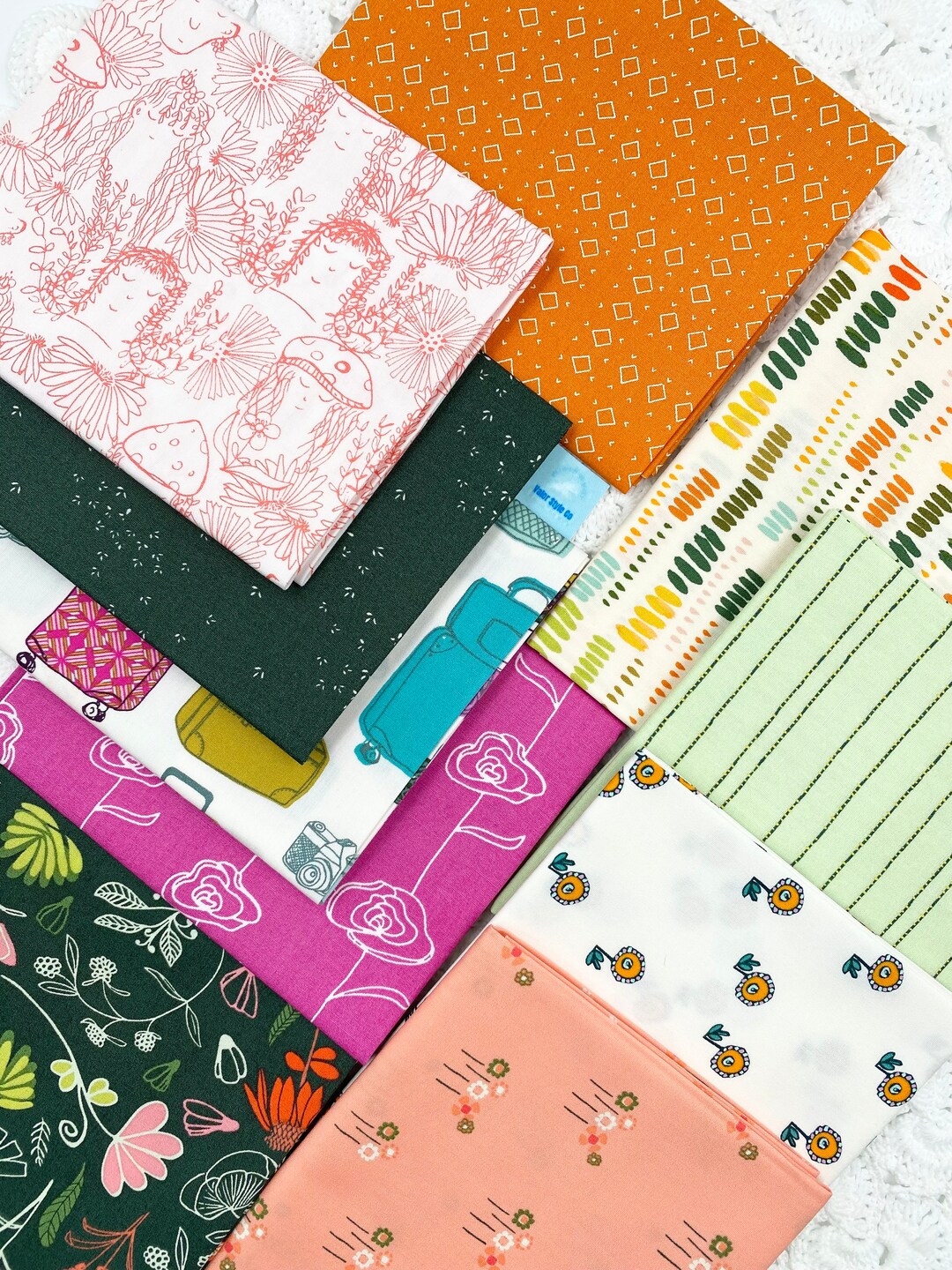 Alexandra Bordallo Color Master Designer's Palette 10 Fat Quarter Bundle Fabric Art Gallery 100% ...