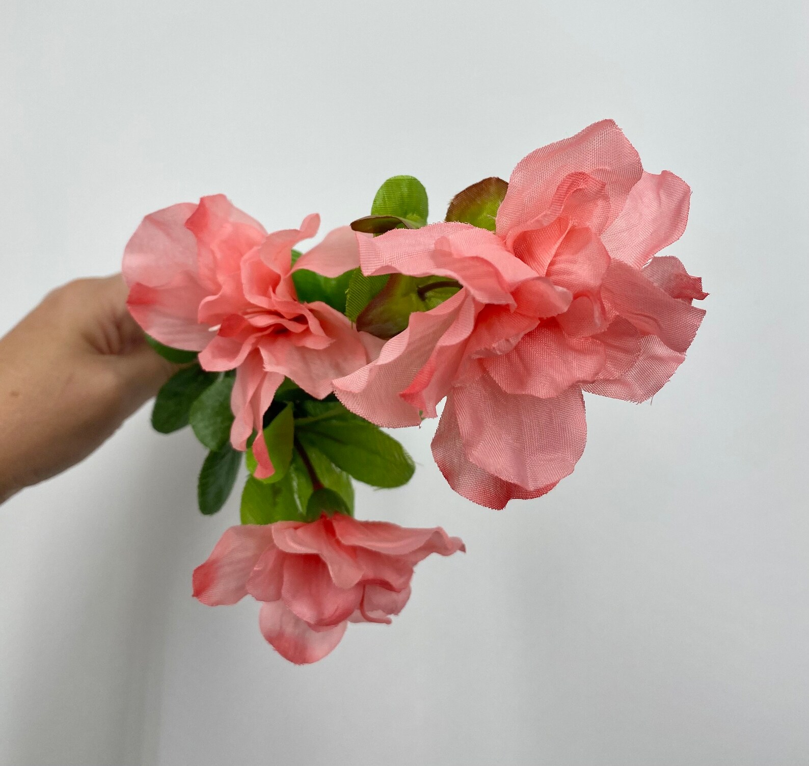 Faux Azalea Stem for Bridal Bouquet Bride Flower Valentine Azalea Gift ...