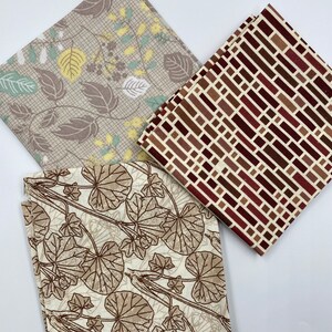 12 Fat Quarters Bundle Brown Shades 100% Premium Cotton Fabric Bundle ...