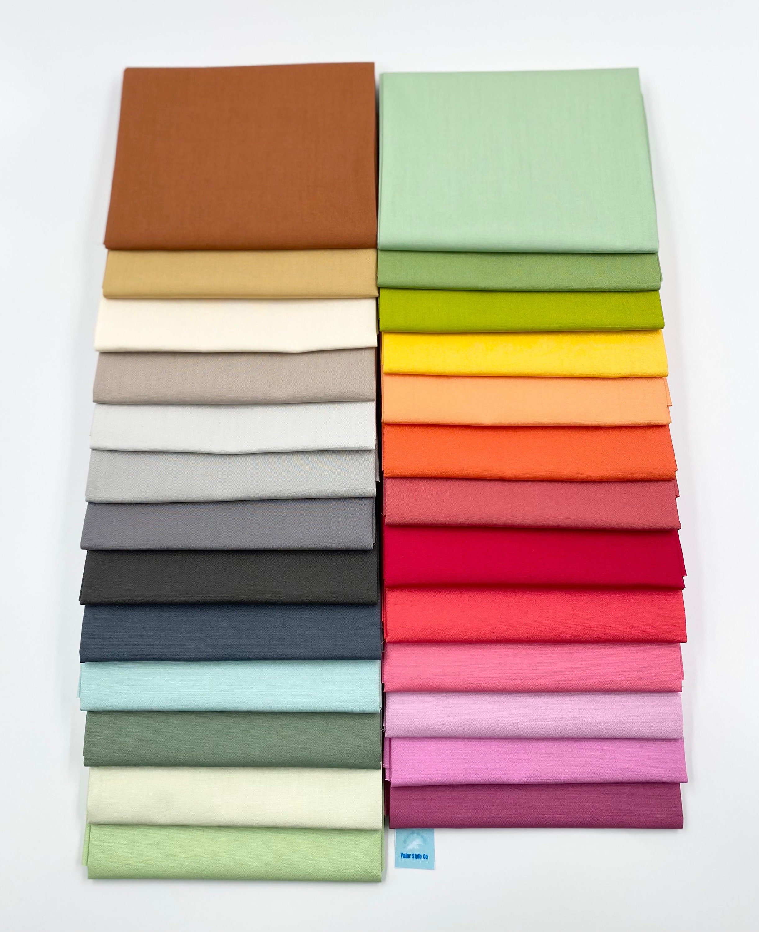 Pure Solids 27 Fat Quarters Bundle Fabric Art Gallery Gathering Edition ...