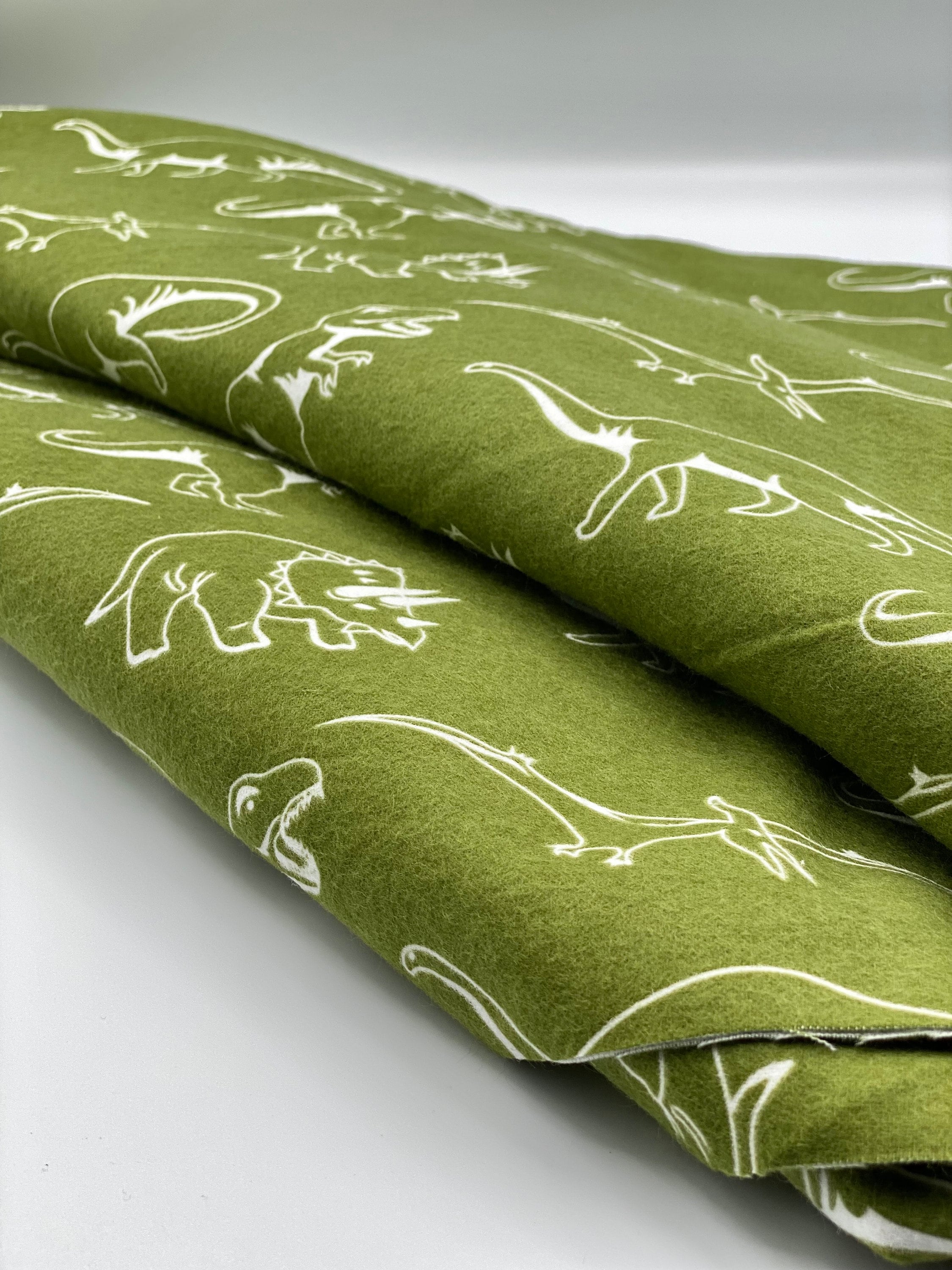 Dinosaur Flannel Fabric by the Yard 100% Cotton Glow in the Dark ...