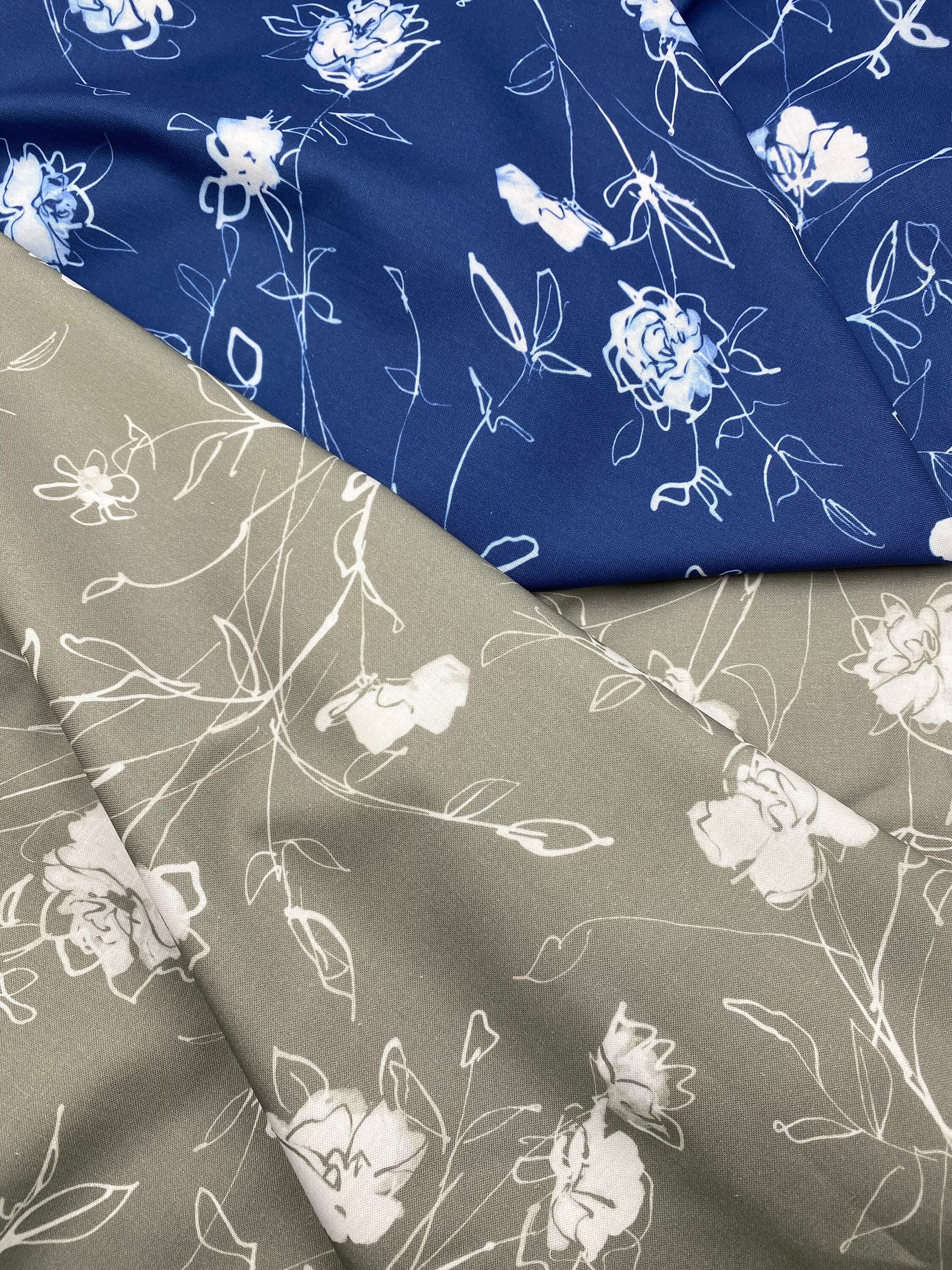 Long Stem Roses Fabric Bedding 100% Cotton Michael Miller Fabrics ...