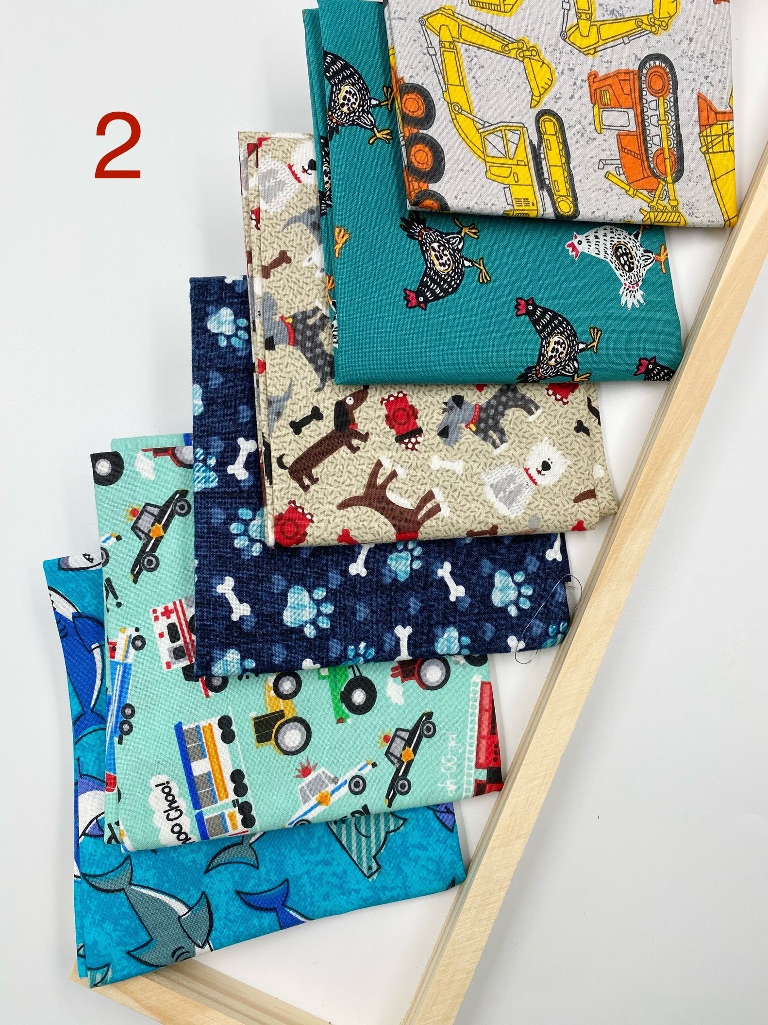 Animal Themed Fat Quarters Bundle Variety 100% Premium Cotton Fabric ...