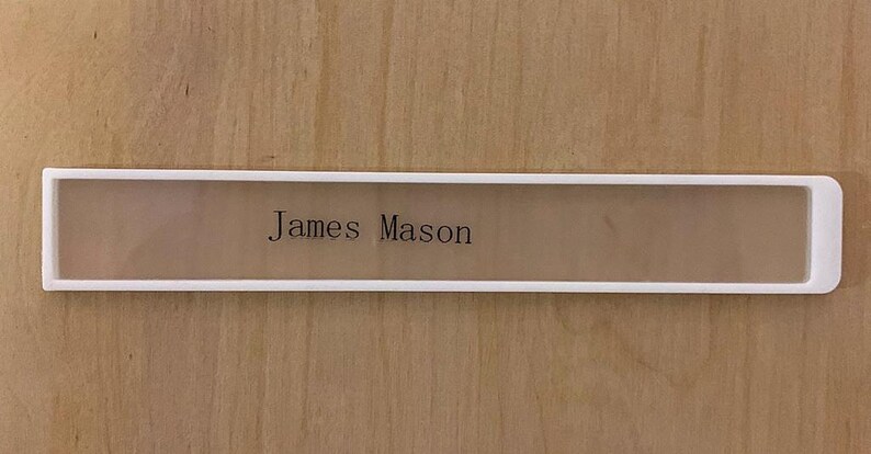 Door Name Sliders (personalised) - Etsy