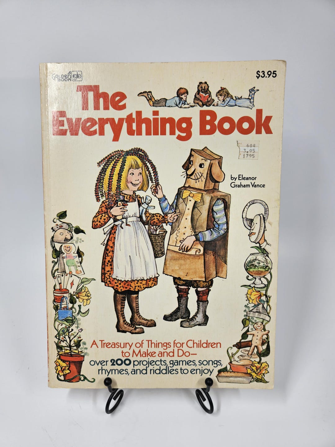 1974 the Everything Book Golden Press – Vintage Children’s Activity ...