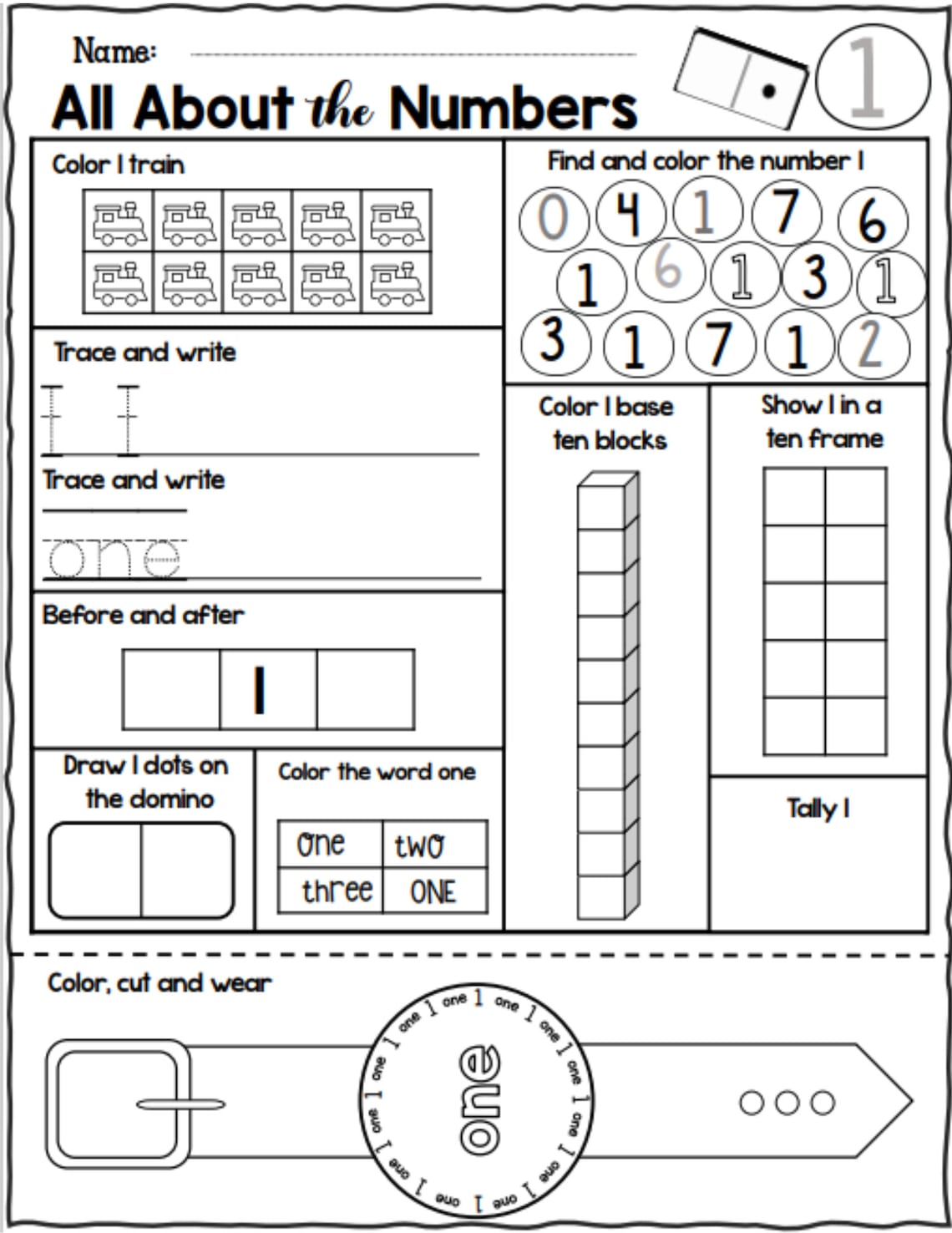 Numbers 1-20 Math Worksheet-practice Tracing Numbers, Writing Number ...