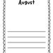 Monthly Writing Portfolio: Student Progress Tracker-parent-teacher ...