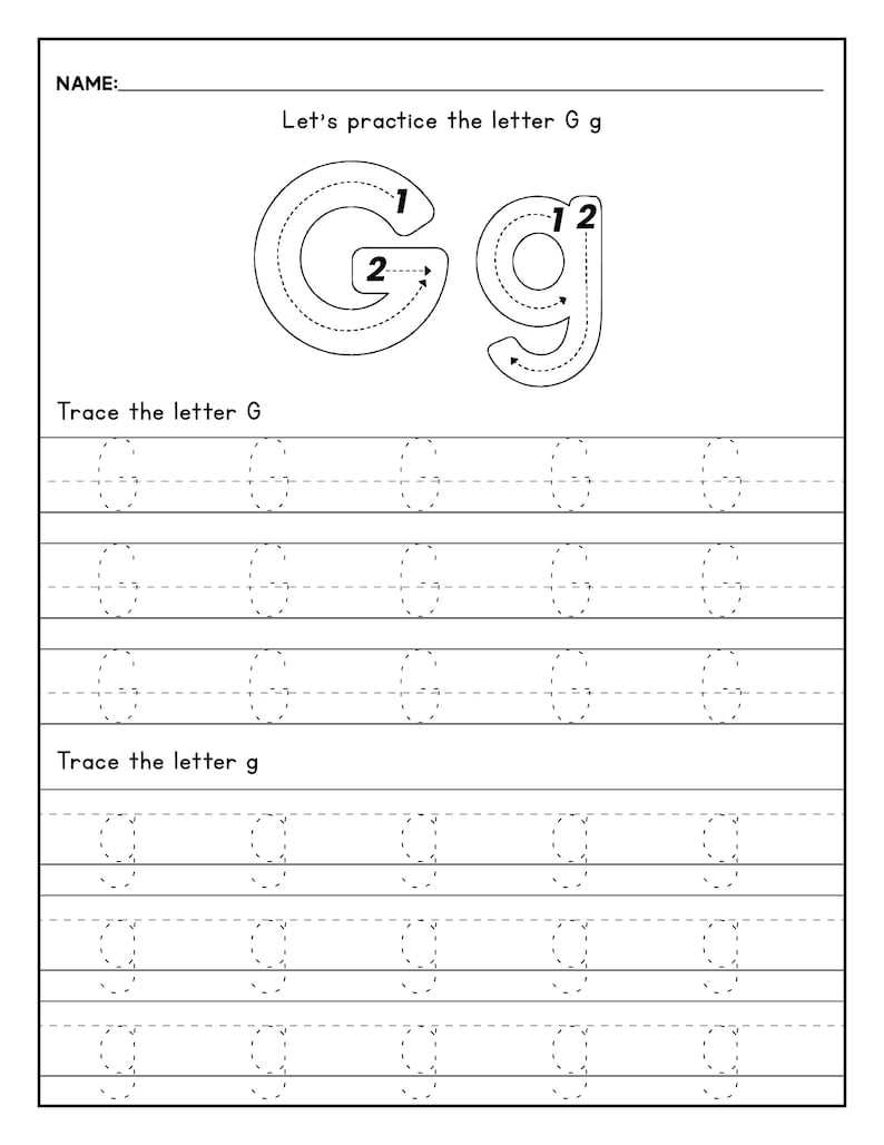 Printable Alphabet Tracing Worksheets - 26 Pages With Stroke Order ...