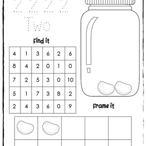 Printable Number Tracing Worksheets 1-10 - Trace, Find, Color ...