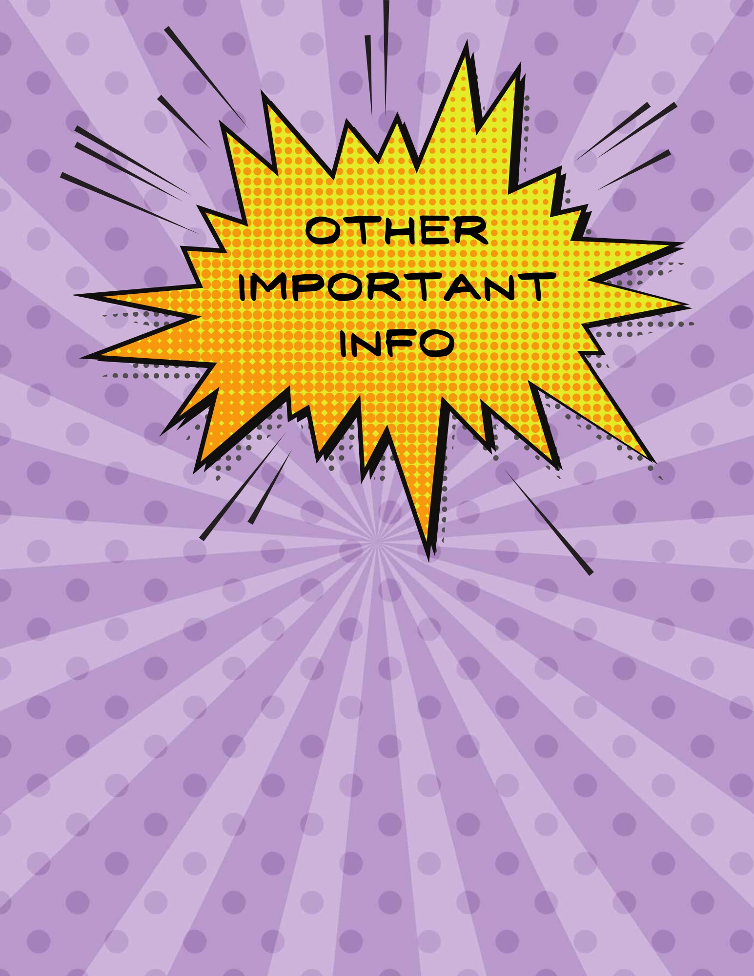 Comic Book Theme Back to School Handouts-9 Editable Handouts for ...