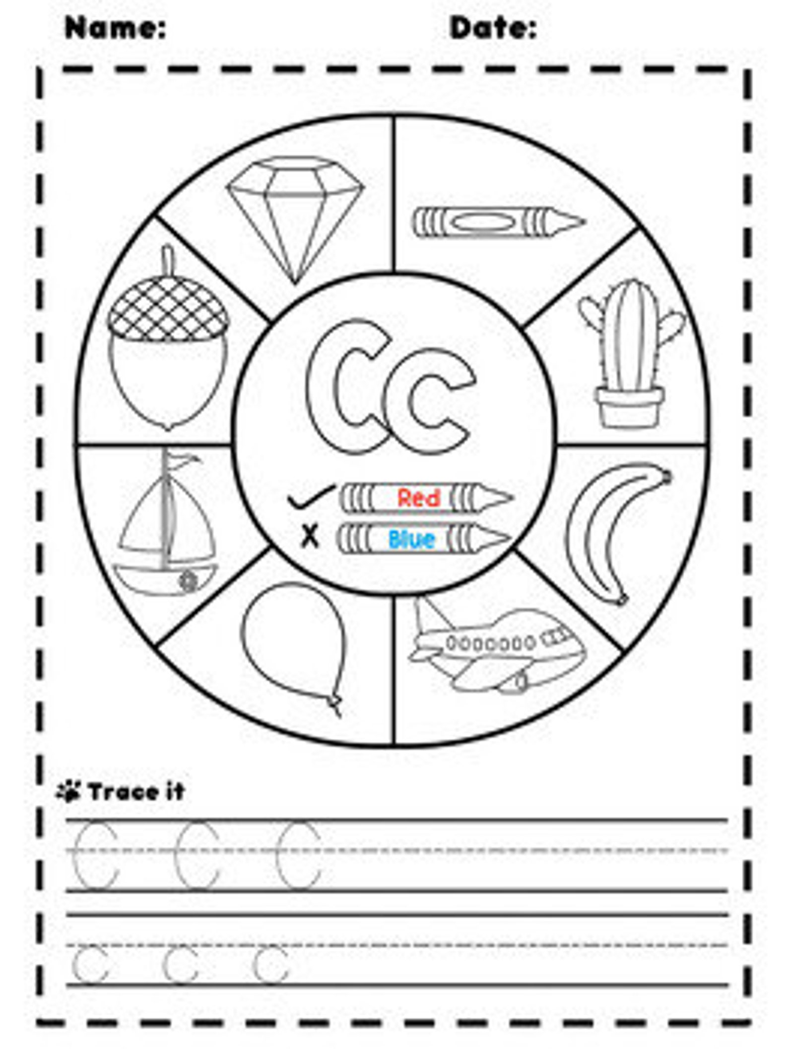 Beginning Sounds Coloring Workbook-all 26 Letters Included-alphabet ...