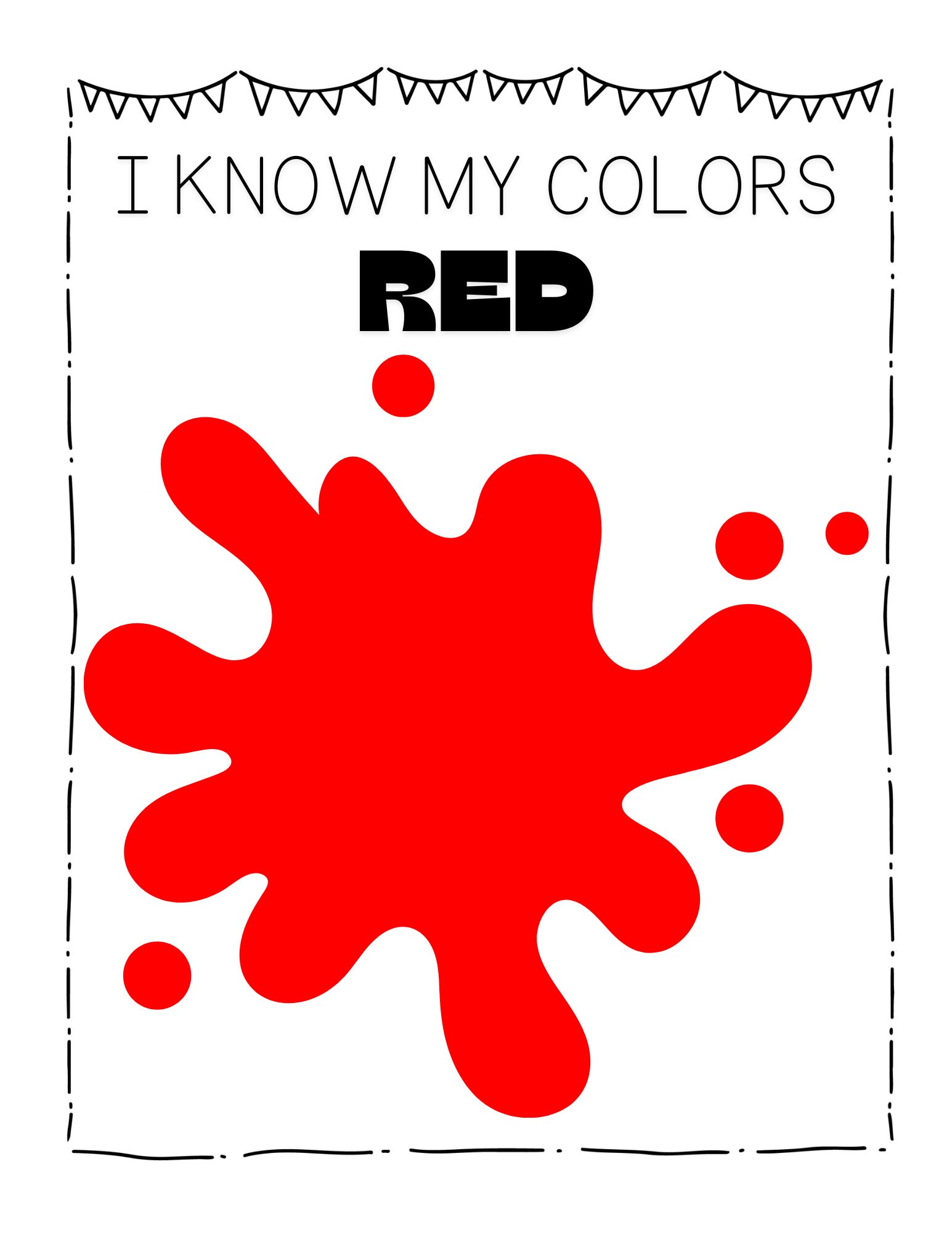 I Know My Colors BINGO Printable Game - Includes 3x3 & 4x4 Cards, Flash ...
