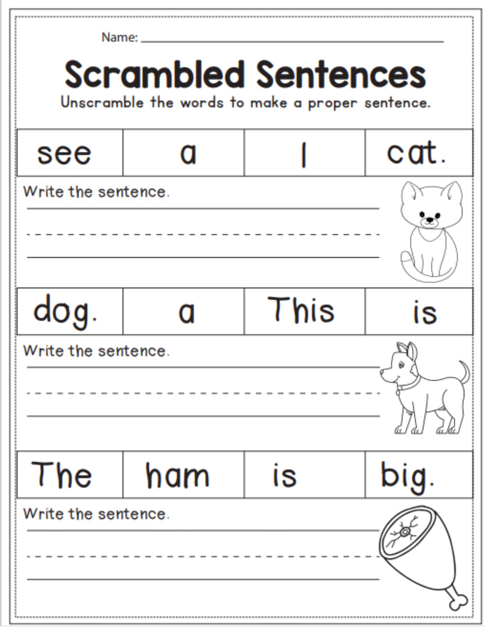 Kindergarten Fall Theme Literacy Workbook-letter Recognition-phonics ...