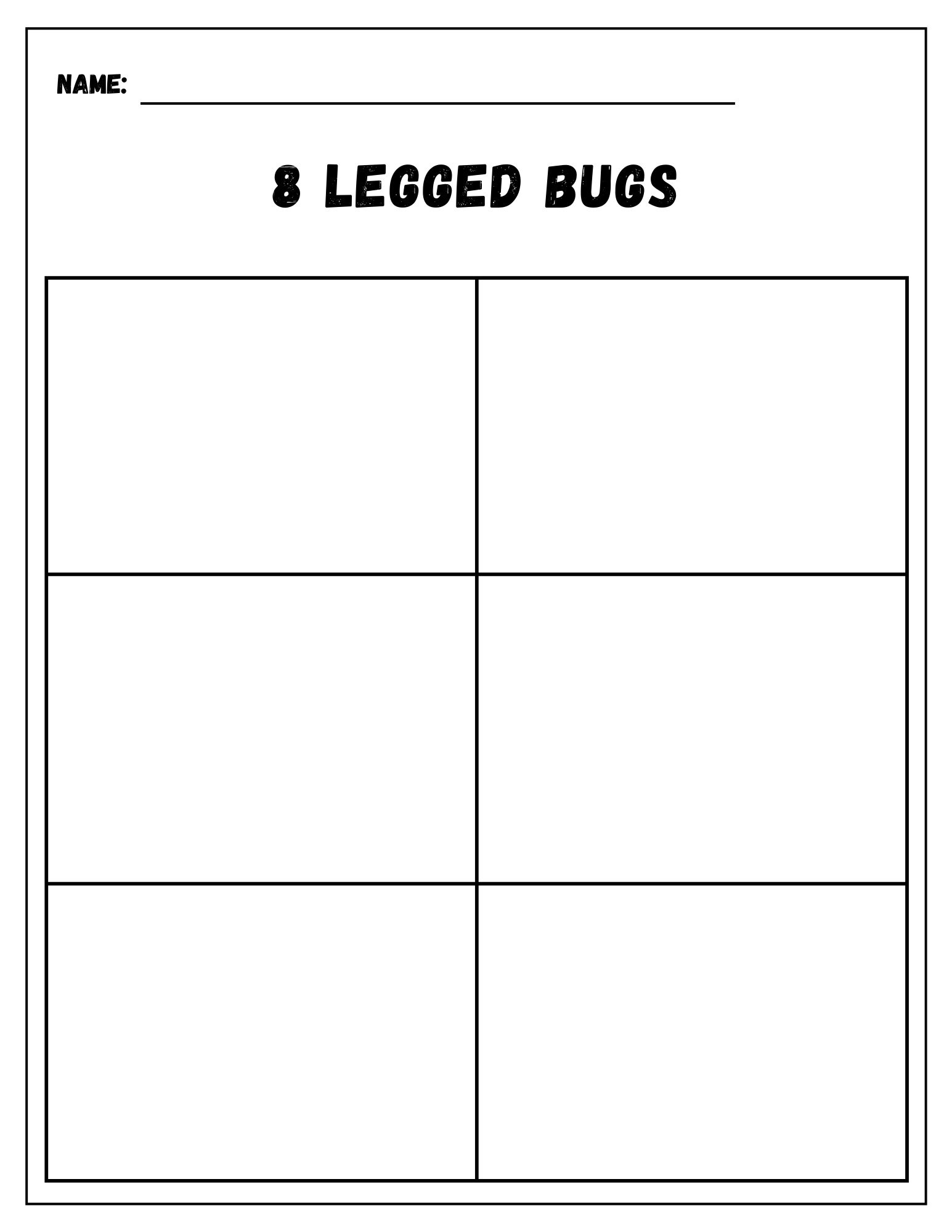 Bug Themed Workbook-letter Recognition, Number Recognition, Counting ...