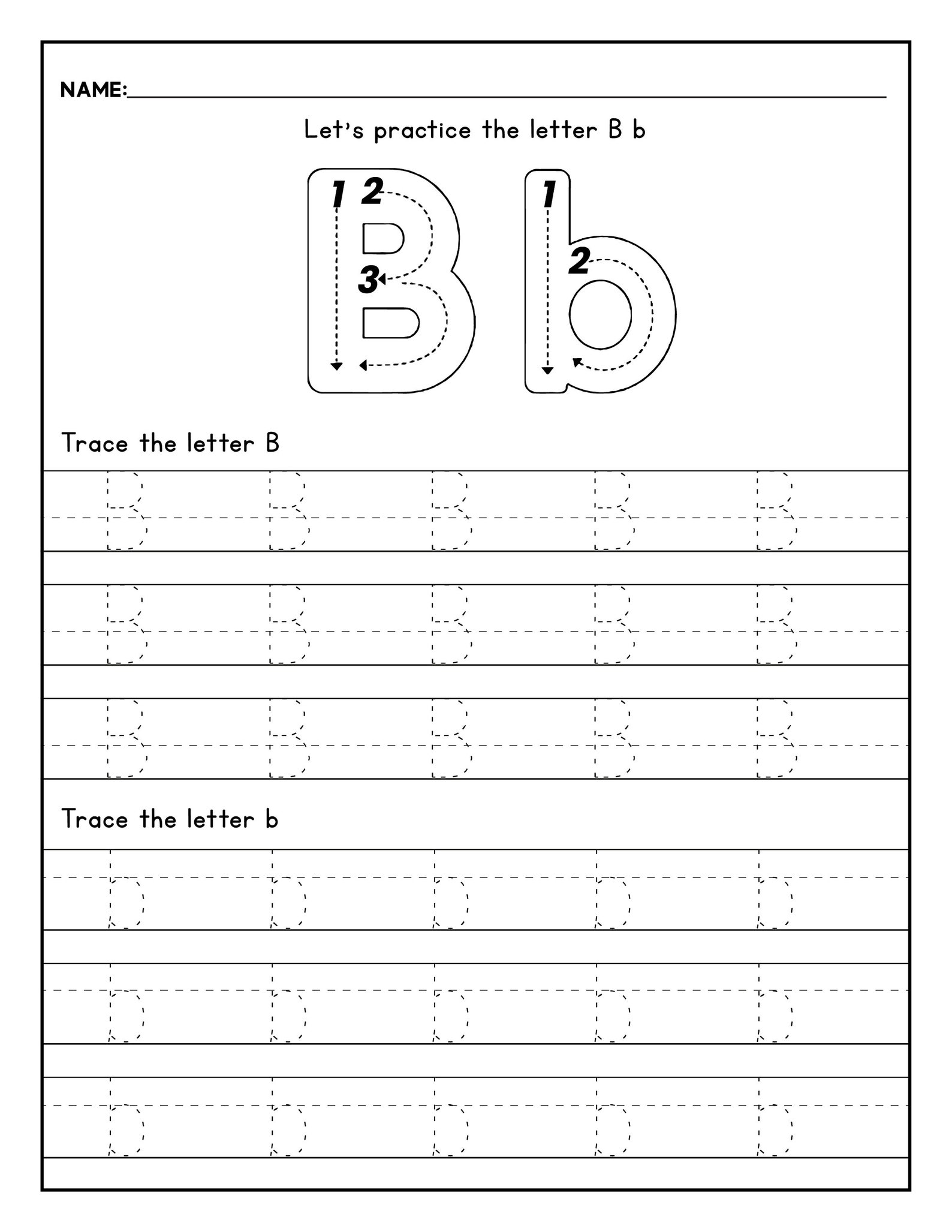 Printable Alphabet Tracing Worksheets - 26 Pages With Stroke Order ...