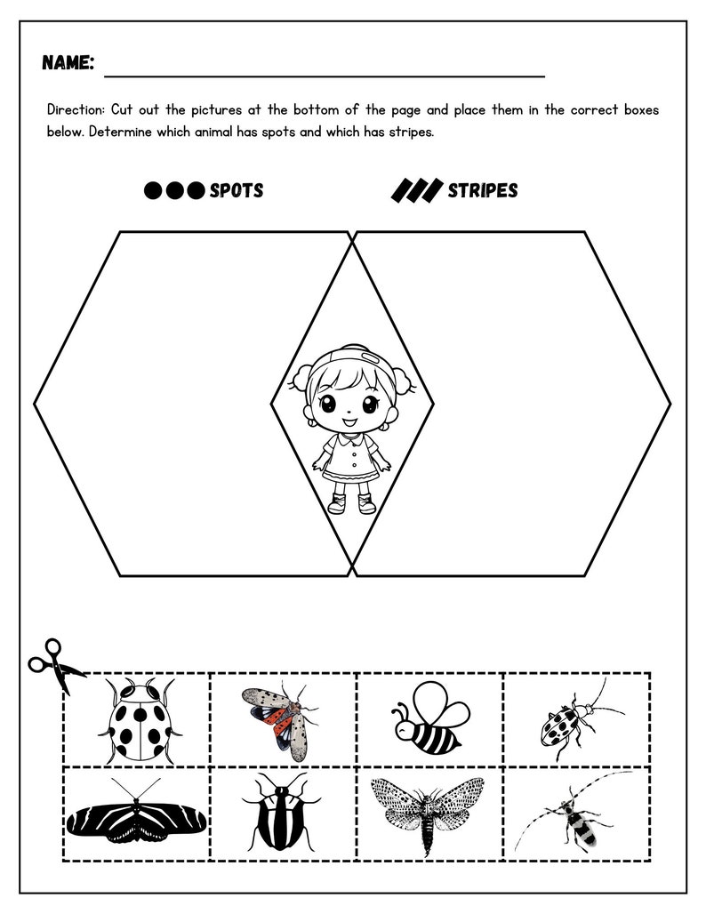 Bug Themed Workbook-letter Recognition, Number Recognition, Counting ...