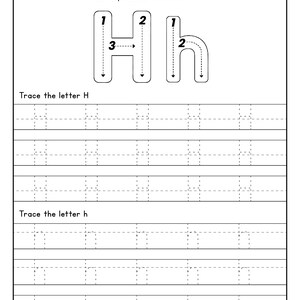 Printable Alphabet Tracing Worksheets - 26 Pages With Stroke Order ...