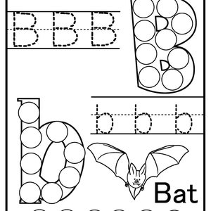 Alphabet Tracing & Dotting Worksheets | Capital and Lowercase Letter ...