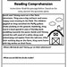 Reading Comprehension Printable Workbook With Cover-passages for ...