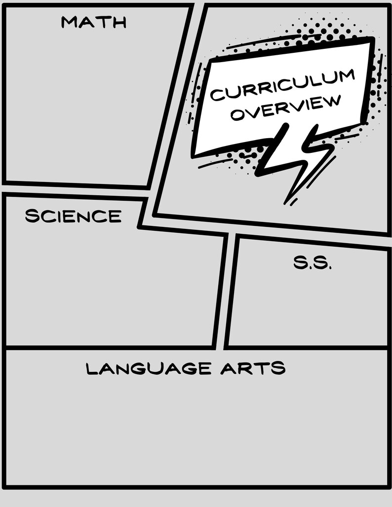 Comic Book Theme Back to School Handouts-9 Editable Handouts for ...