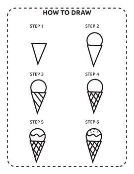 Step-by-step Drawing Guide for Kids-printable Drawing Activity-learn to ...