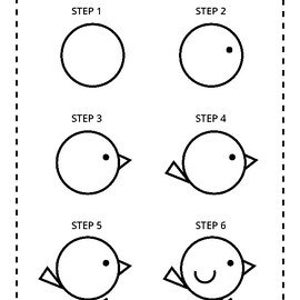 Step-by-step Drawing Guide for Kids- Learn to Draw Animals-printable ...