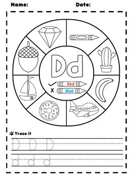 Beginning Sounds Coloring Workbook-all 26 Letters Included-alphabet ...